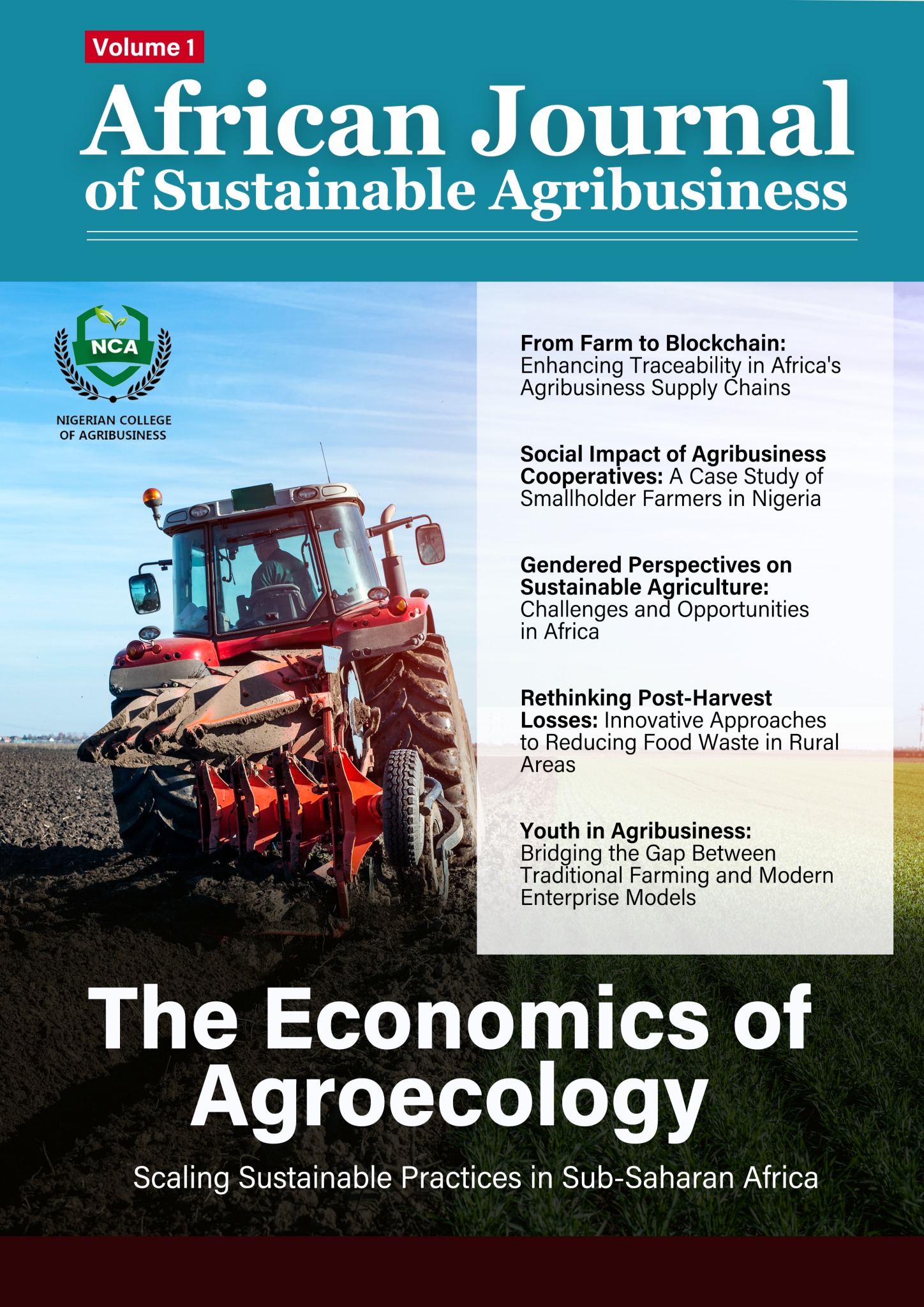 Centre for Sustainable Agribusiness – NCA